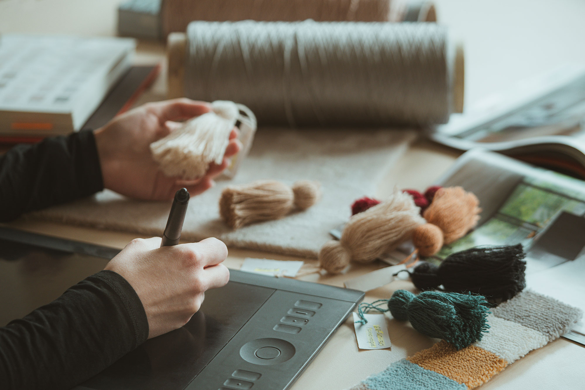Design studio - designing beautiful wool rugs
